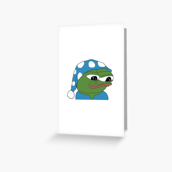 "Sleepy Pepe the frog Helper Apu Meme" Greeting Card for Sale by ...