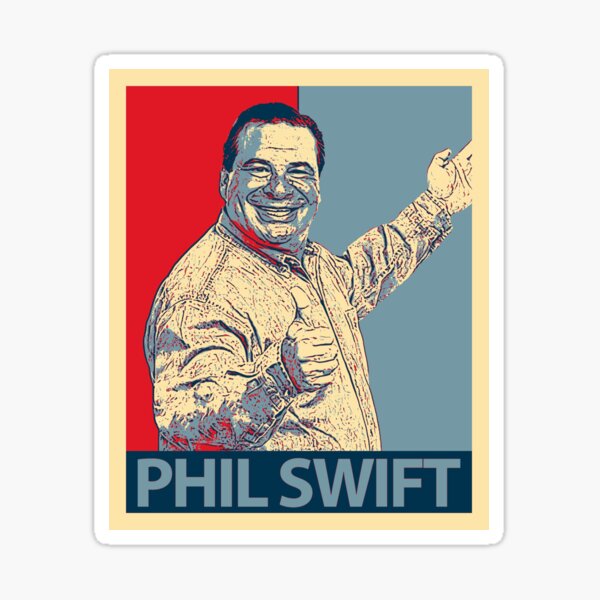 "Phil Swift" Sticker for Sale by NoorSaltDesign | Redbubble