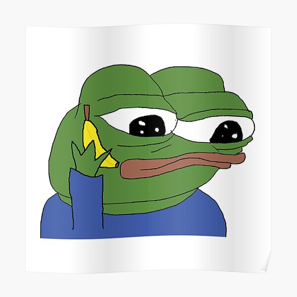 "Banana telephone Pepe the frog helper Apu" Poster for Sale by ...
