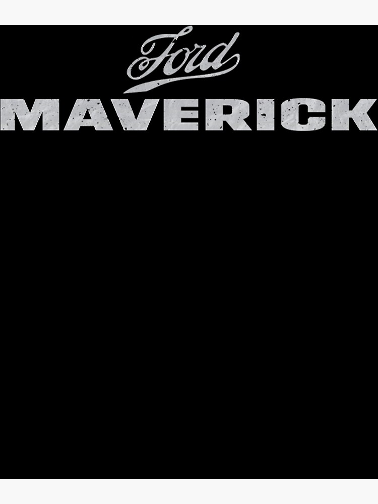 "Ford Maverick Truck Logo Essential T-Shirt" Art Print for Sale by ...