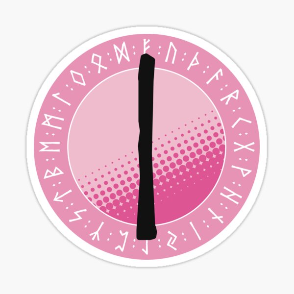 "Isa (Ice) - Viking Runes and Runic Symbols" Sticker for Sale by ...