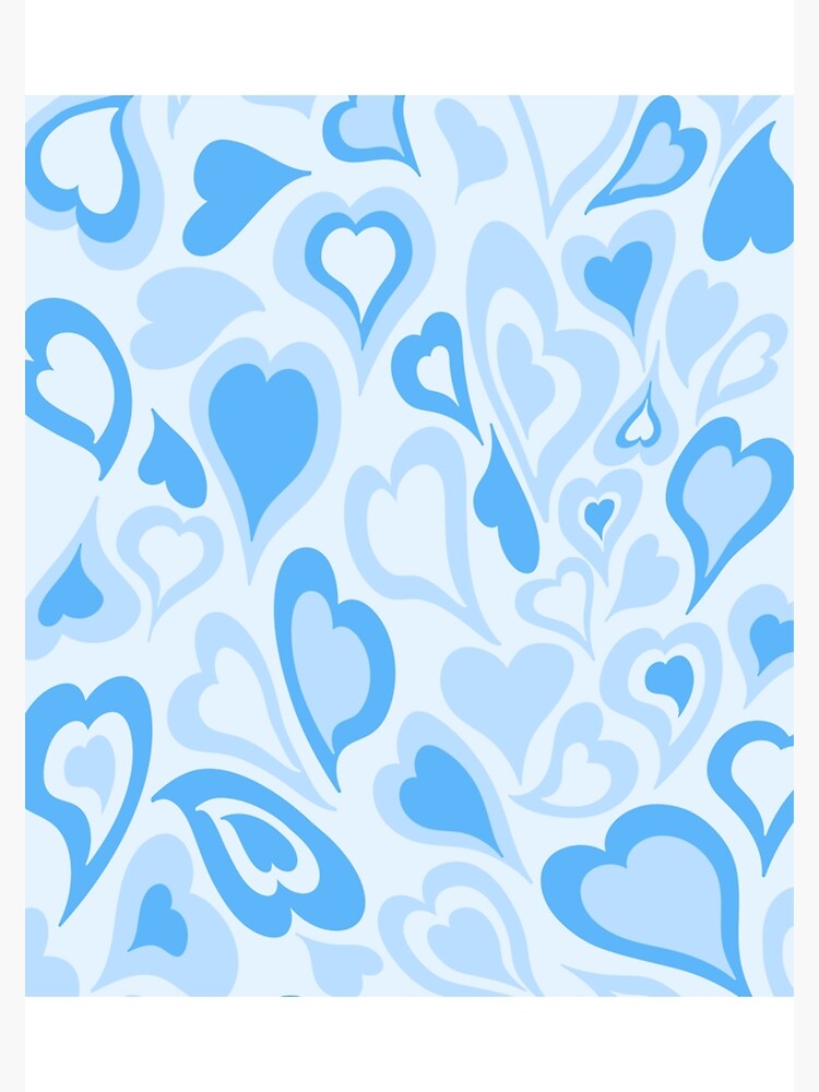 "Preppy, Blue, Preppy Blue, Hearts, Aesthetic, Preppy Aesthetic ...