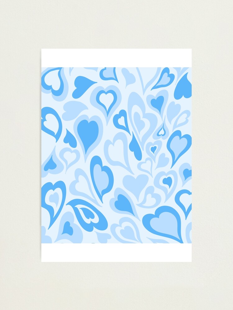 "Preppy, Blue, Preppy Blue, Hearts, Aesthetic, Preppy Aesthetic ...
