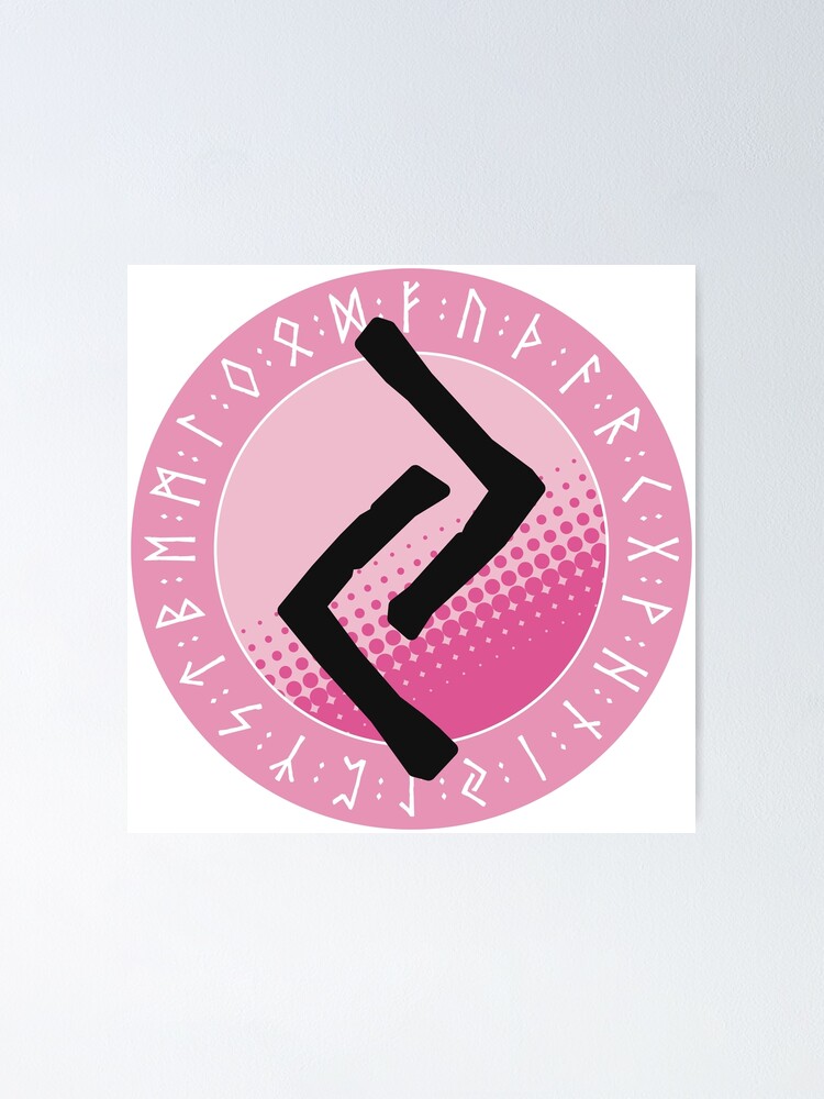 "Jera (Harvest) - Viking Runes and Runic Symbols" Poster for Sale by ...