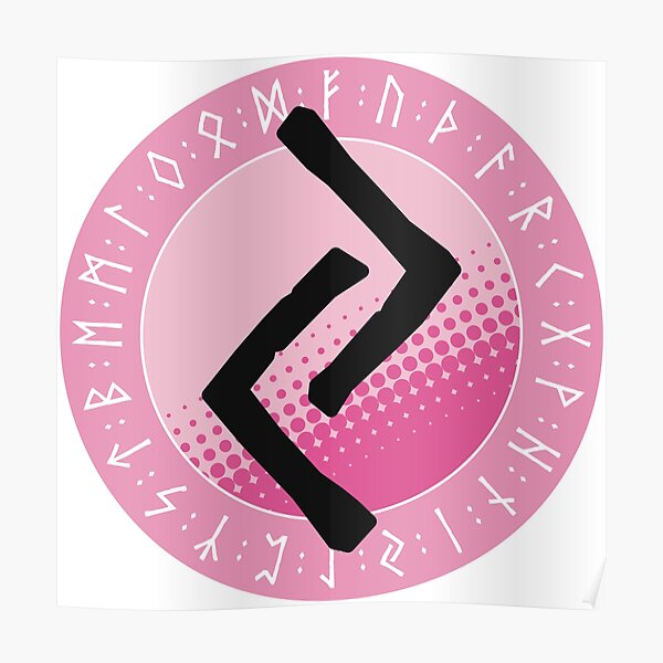 "Jera (Harvest) - Viking Runes and Runic Symbols" Poster for Sale by ...