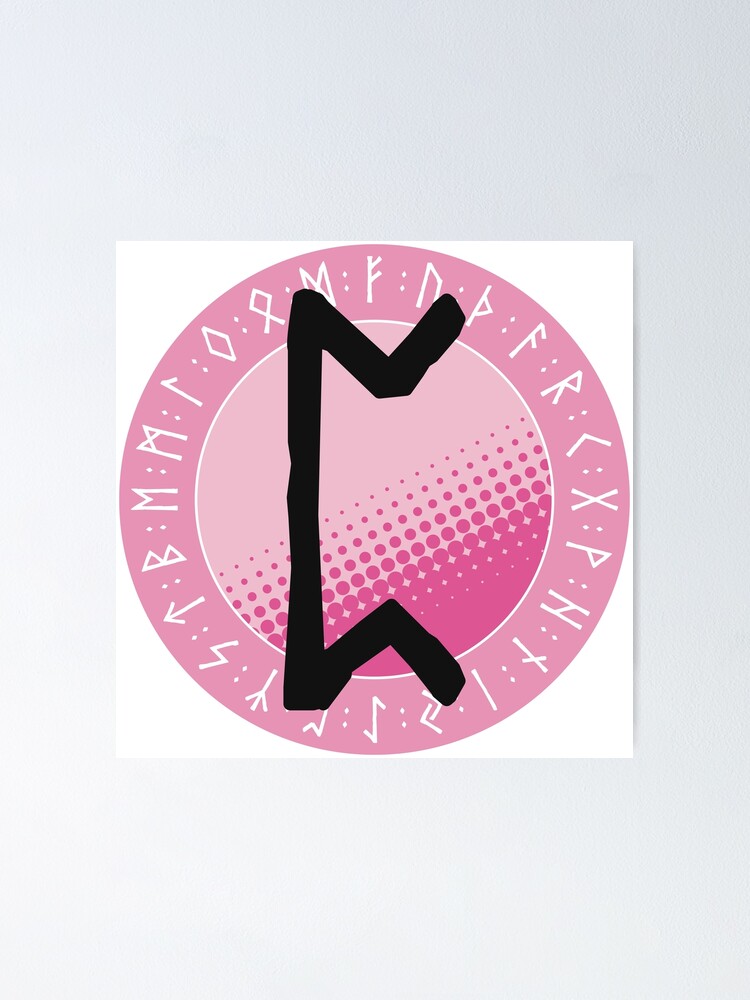 "Perthro (Luck) - Viking Runes and Runic Symbols" Poster for Sale by ...