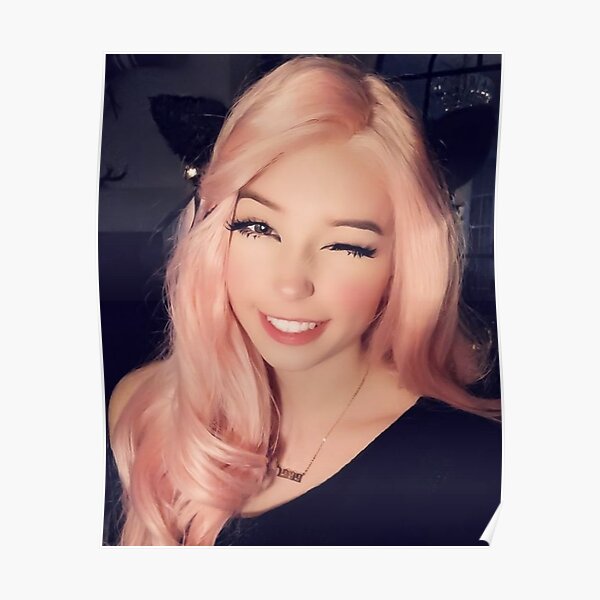 "Belle Delphine's Famous Face" Poster for Sale by Deylinashop | Redbubble