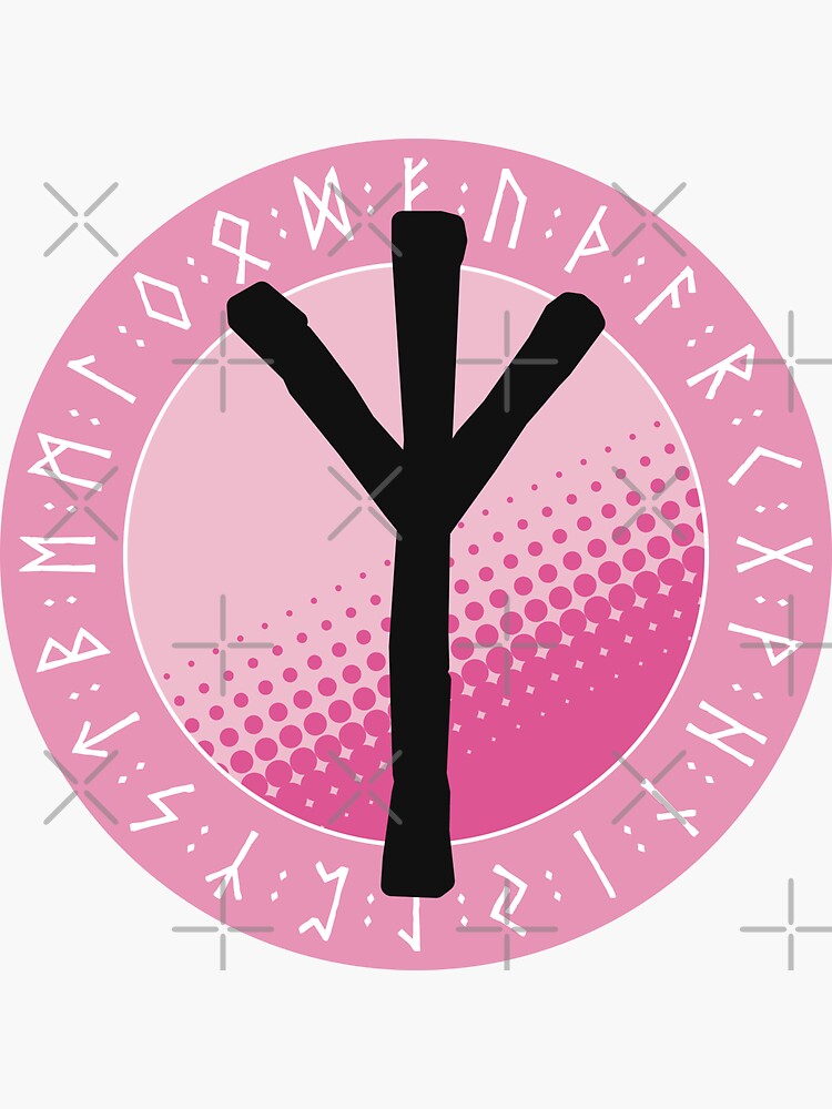 "Elhaz (Protection) - Viking Runes and Runic Symbols" Sticker for Sale ...