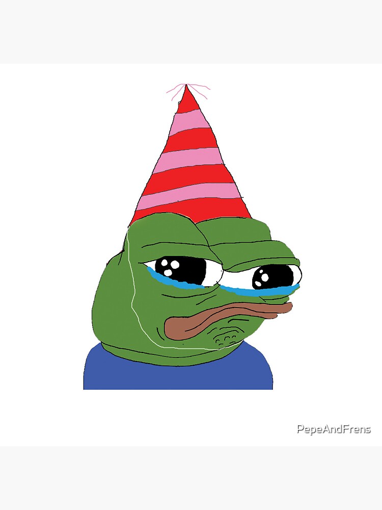 "Sad Birthday Pepe the frog Helper Apu Meme" Pin for Sale by ...