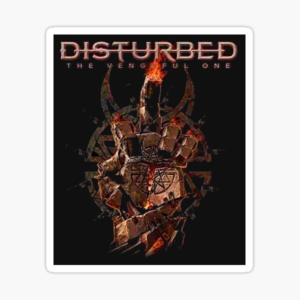 "Disturbed" Sticker for Sale by cduiguid2a | Redbubble
