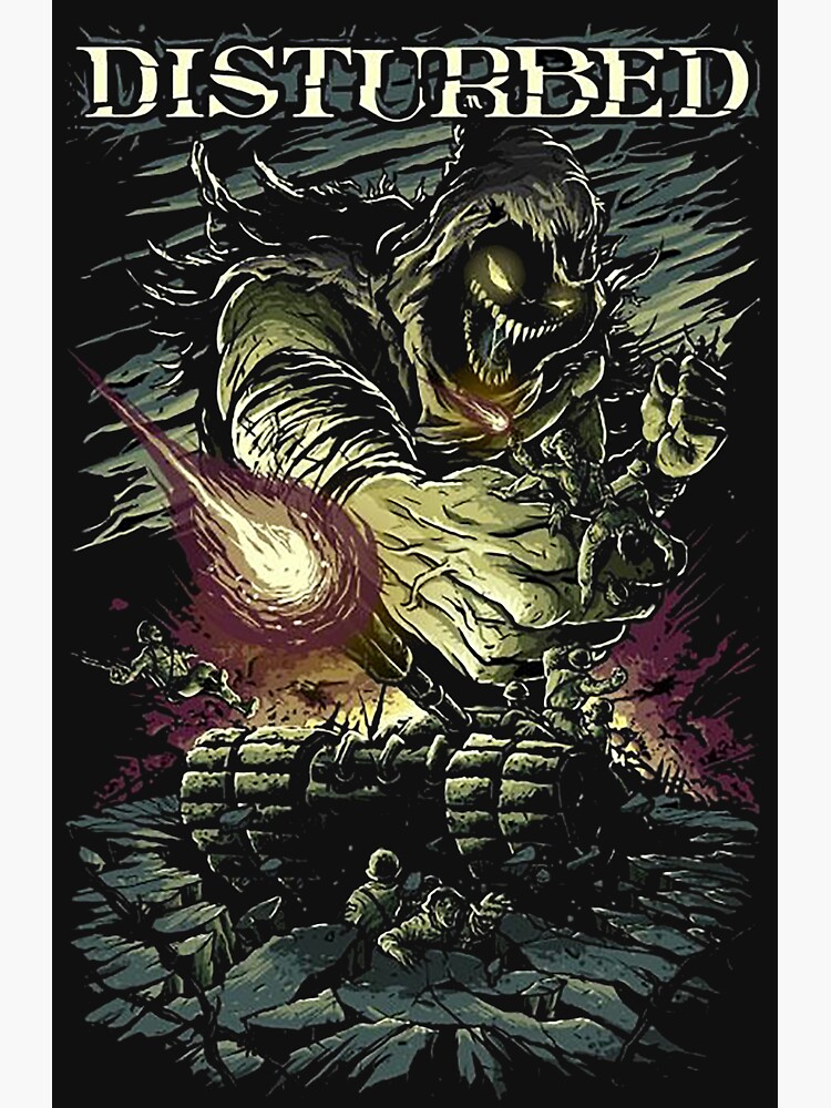 "Disturbed" Sticker for Sale by cduiguid2a | Redbubble