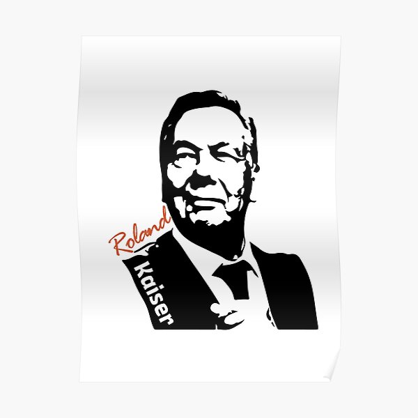 "Roland Kaiser" Poster for Sale by sayedmossad | Redbubble