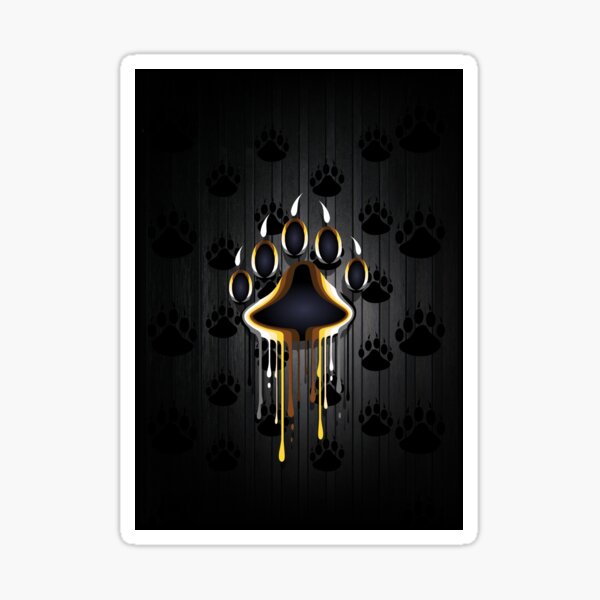 "Bear Pride Drip" Sticker for Sale by ZDragonDesign | Redbubble
