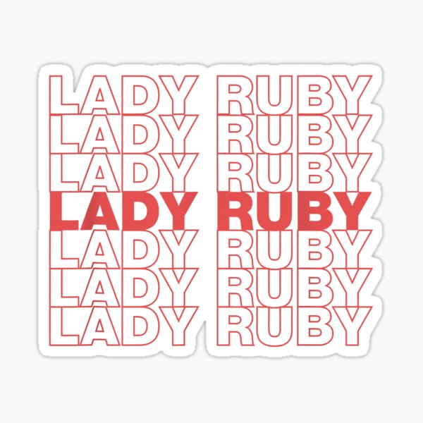 "lady ruby I stand with lady ruby freeman Classic " Sticker for Sale by fannonyvlinzyue | Redbubble