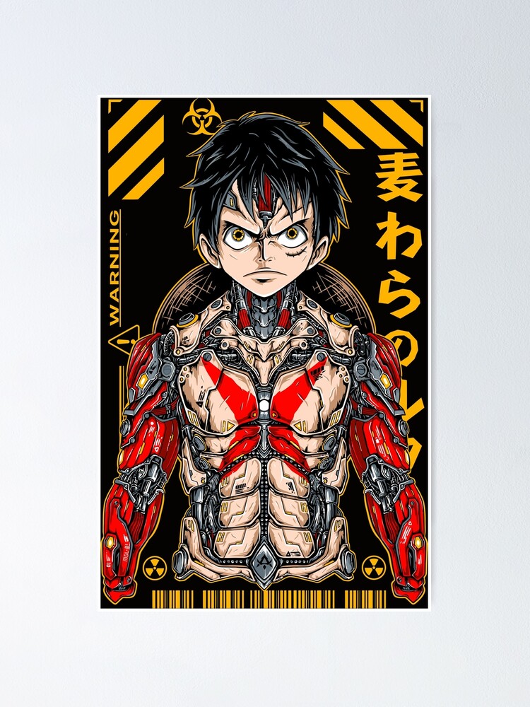"Luffy Anime Supernova Cyborg Mode" Poster for Sale by sugre | Redbubble