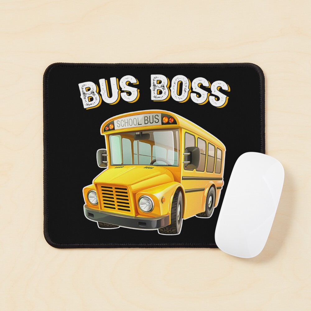 "Bus Boss School Bus School Bus Driver" Poster for Sale by SentaSchmitt ...