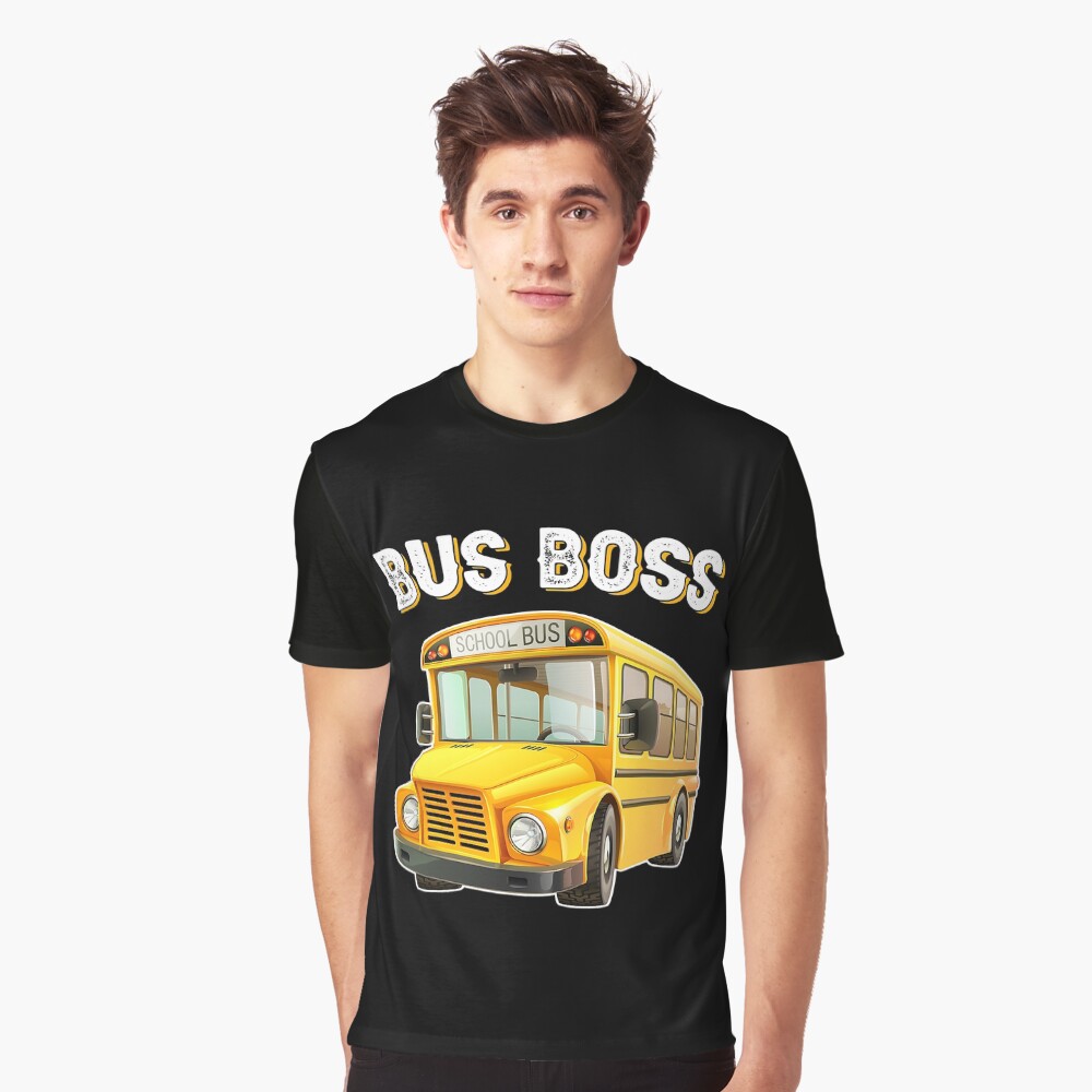 "Bus Boss School Bus School Bus Driver" Poster for Sale by SentaSchmitt ...