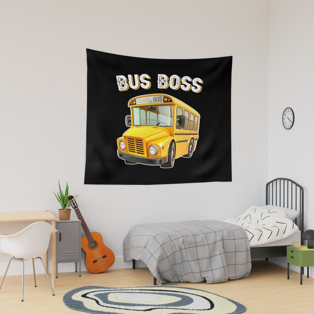 "Bus Boss School Bus School Bus Driver" Poster for Sale by SentaSchmitt ...