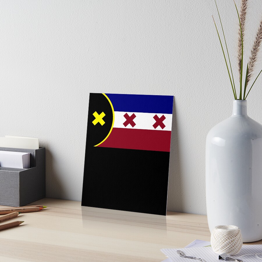 "LManburg Flag Minecraft MCYT Youtubers " Art Board Print for Sale by ...