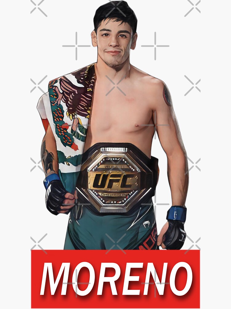 Pegatina «Diseño de dibujos animados de UFC de Brandon Moreno» de ...