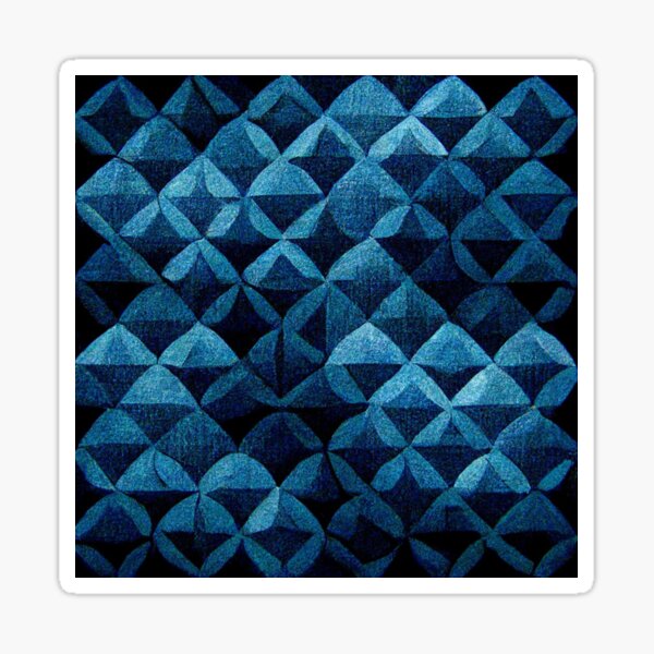 "Geo pattern in color" Sticker for Sale by GabrielMadrasse | Redbubble