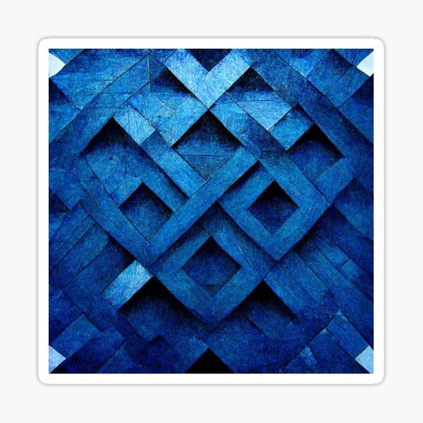 "Geo pattern in color" Sticker for Sale by GabrielMadrasse | Redbubble