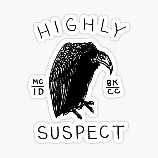 "bird suspect" Sticker for Sale by dewaunit | Redbubble