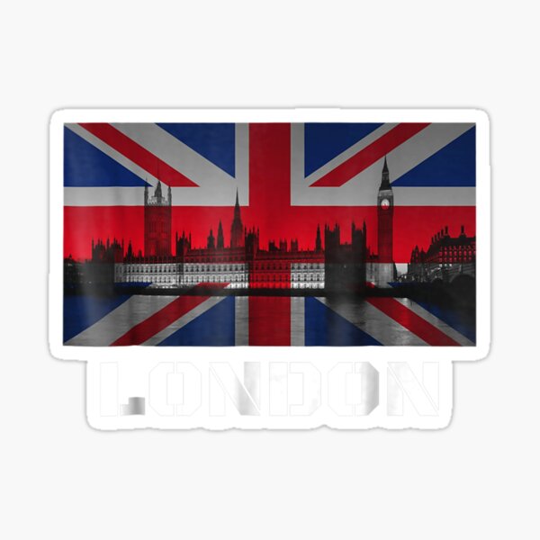 "Souvenir London City Vintage UK Flag British " Sticker for Sale by ...