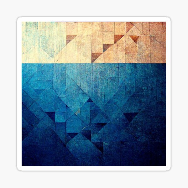 "Geo pattern in color" Sticker for Sale by GabrielMadrasse | Redbubble