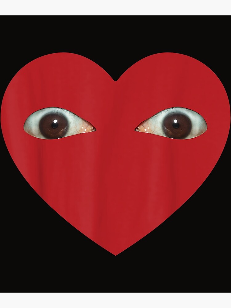 "Weirdcore Aesthetic Weird Heart With Human Eyes Oddcore" Poster for ...