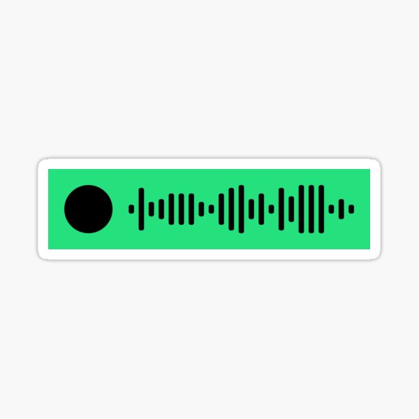 "Photograph - Ed Sheeran Spotify Scan Code" Sticker for Sale by ...