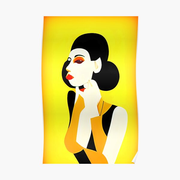 "Expressionism Portrait - 7" Poster for Sale by TheDreamEffect | Redbubble