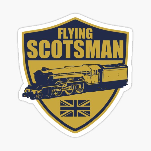 "Flying Scotsman" Sticker for Sale by TheRailStation | Redbubble