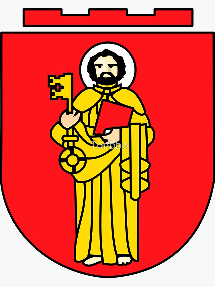 "Trier coat of arms, Germany" Sticker for Sale by Tonbbo | Redbubble