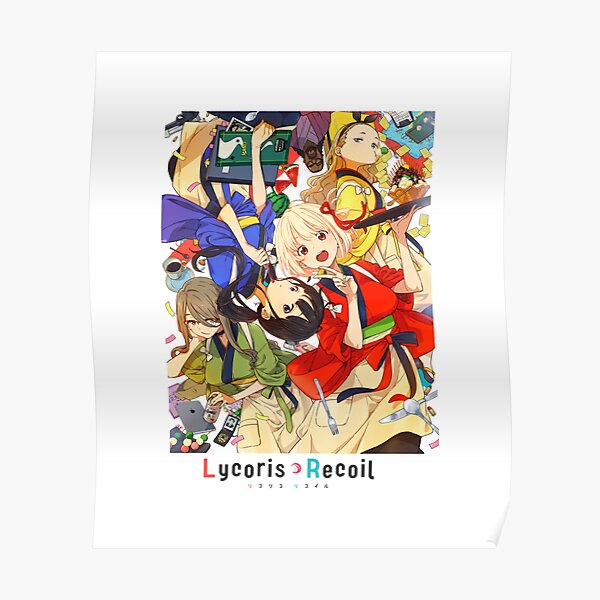 "lycoris Recoil Anime / Anime Girl" Poster for Sale by Anime-Chibi ...