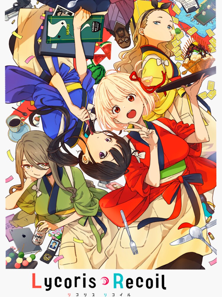 "lycoris Recoil Anime / Anime Girl" Sticker for Sale by Anime-Chibi ...