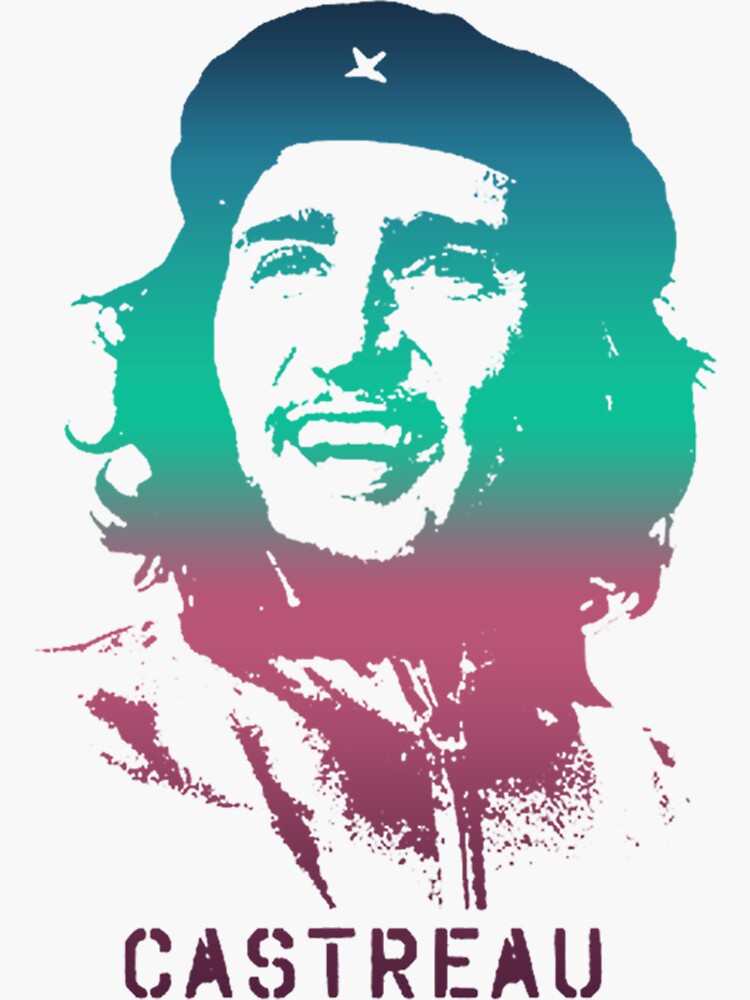 "trudeau castro" Sticker for Sale by SPONKII | Redbubble