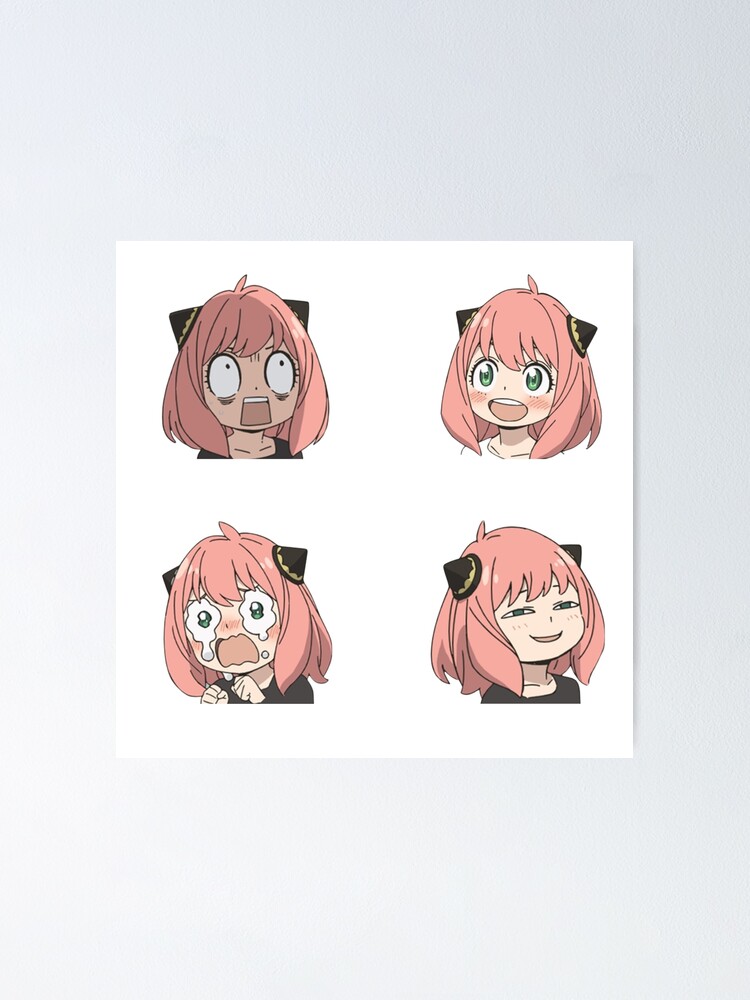 "Anya Face" Poster for Sale by sea-horse | Redbubble