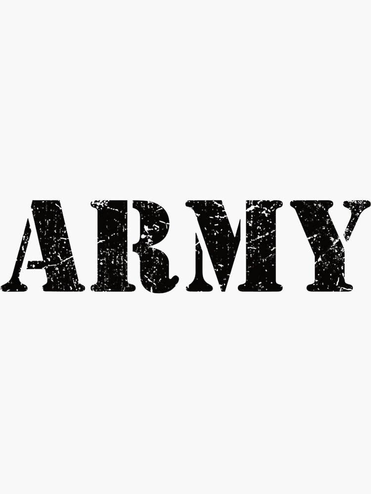 "Vintage USA Army Military Green US Retro Logo Gift" Sticker for Sale ...