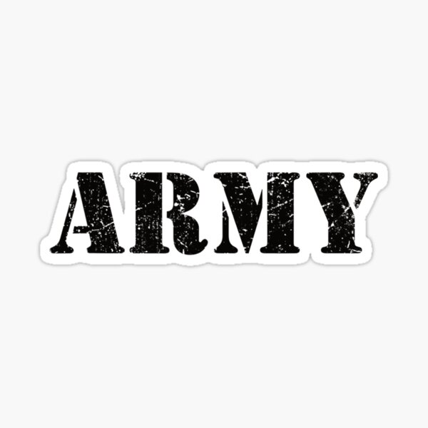 "Vintage USA Army Military Green US Retro Logo Gift" Sticker for Sale ...