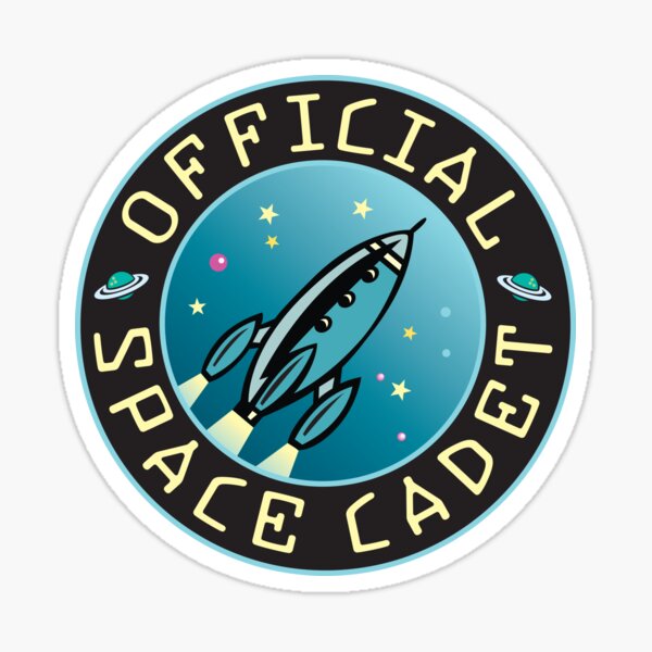 "Space Cadet" Sticker for Sale by Futurebeachbum | Redbubble