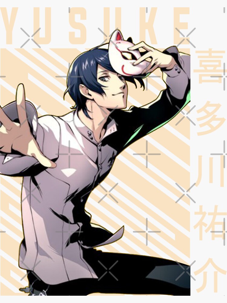 "Yusuke Kitagawa - Persona 5" Sticker for Sale by Ime-Art | Redbubble