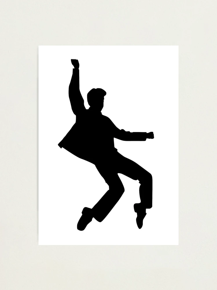 Elvis Presley Black Silhouette
