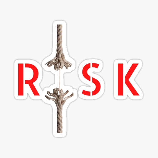 "RISK" Sticker for Sale by souravmahapatra | Redbubble