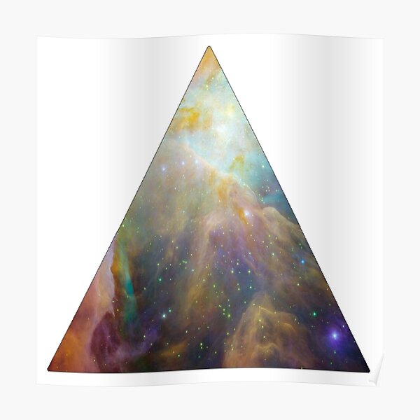 "The Orion Nebula Triangle" Poster for Sale by luckylucy | Redbubble