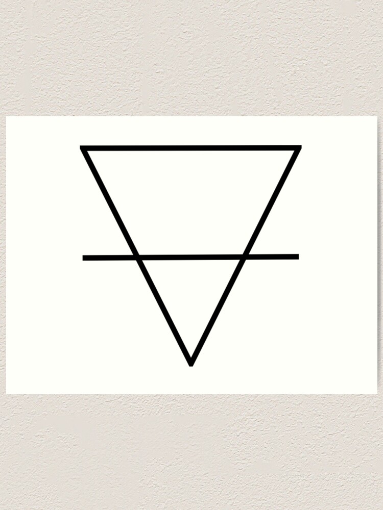 Earth Element Symbol Four Elements Alchemy Hi Res Stock Photography