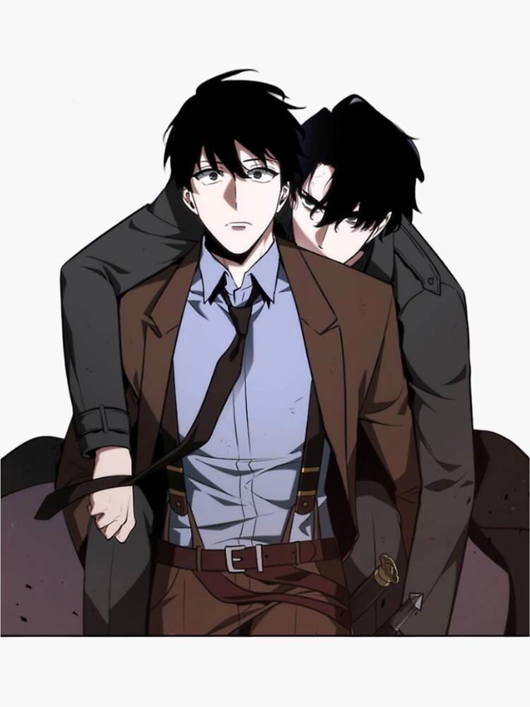 "Orv Kim Dokja carry Yoo Joonghyuk" Sticker for Sale by cyralavy ...