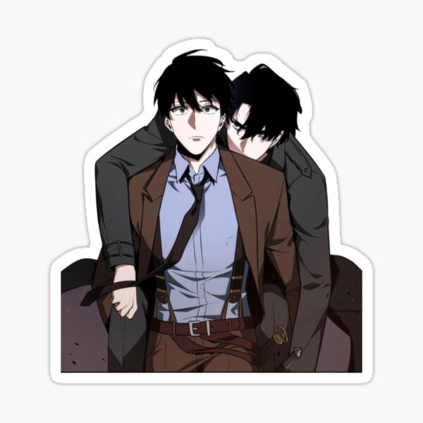 "Orv Kim Dokja carry Yoo Joonghyuk" Sticker for Sale by cyralavy ...