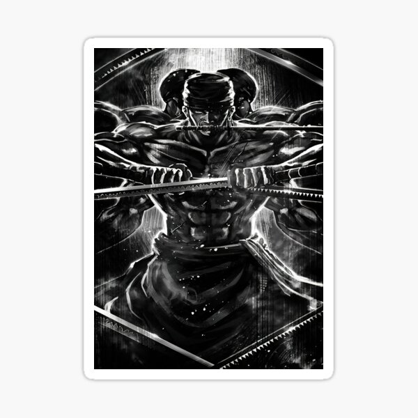 One Piece Zoro Sticker For Sale By Blakearchibald Redbubble