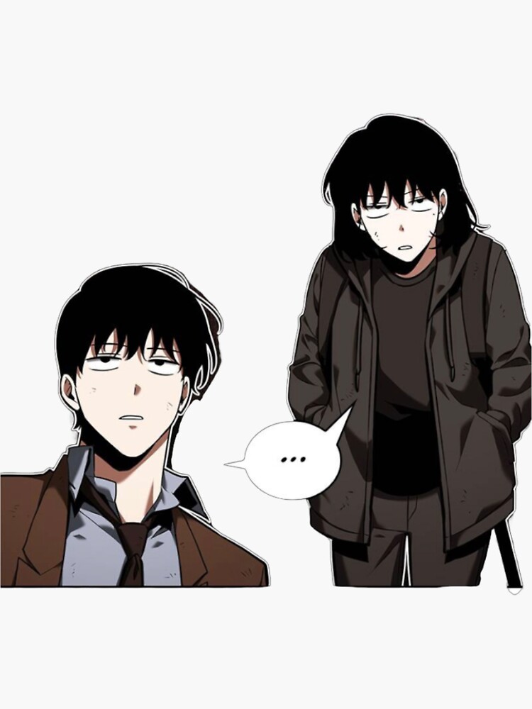 "Orv Kim Dokja Sharing 1 Brain Cell w Han Sooyoung" Sticker for Sale by ...